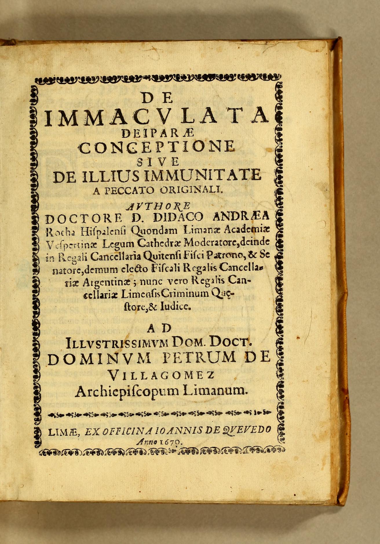 Emblemática Barroca: De immaculata Deiparae conceptione sive de illius ...