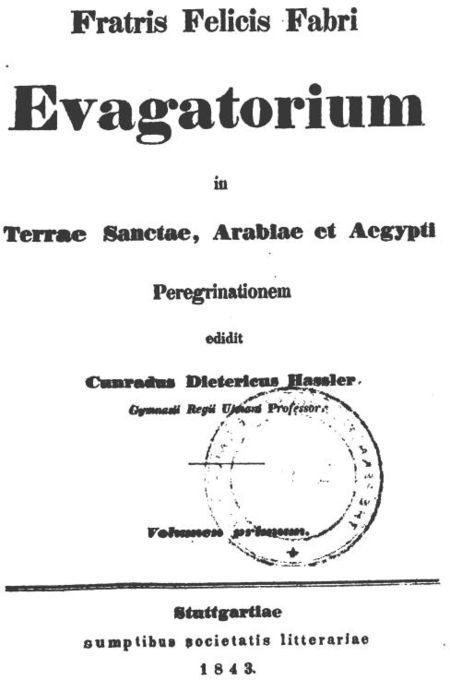 Félix Faber - Enciclopedia Católica